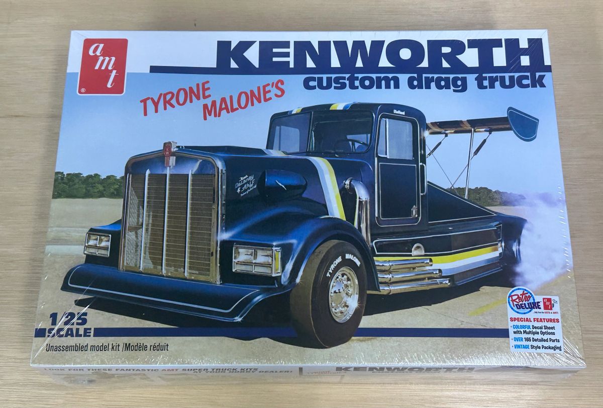 AMT KENWORTH TYRONE MALONE'S CUSTOM DRAG TRUCK "BANDAG BANDIT"