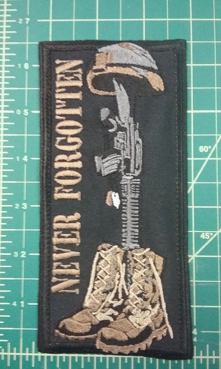 Fallen Soldier Battle Cross Patch