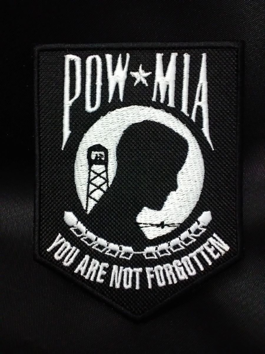 3"x 4" POW MIA Embroidered Patch