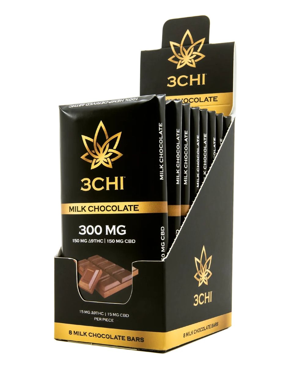 3Chi Delta 9 THC Milk Chocolate Bar