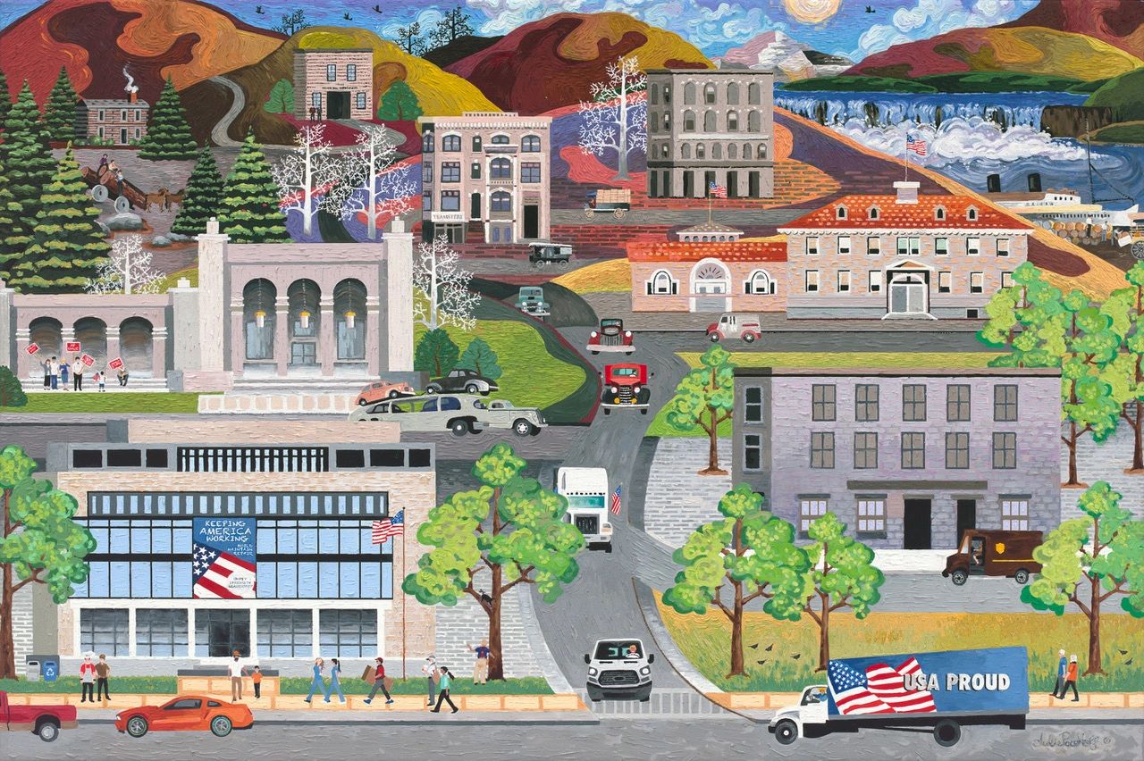 Americana Folk Art - Julie Pace Hoff Studio