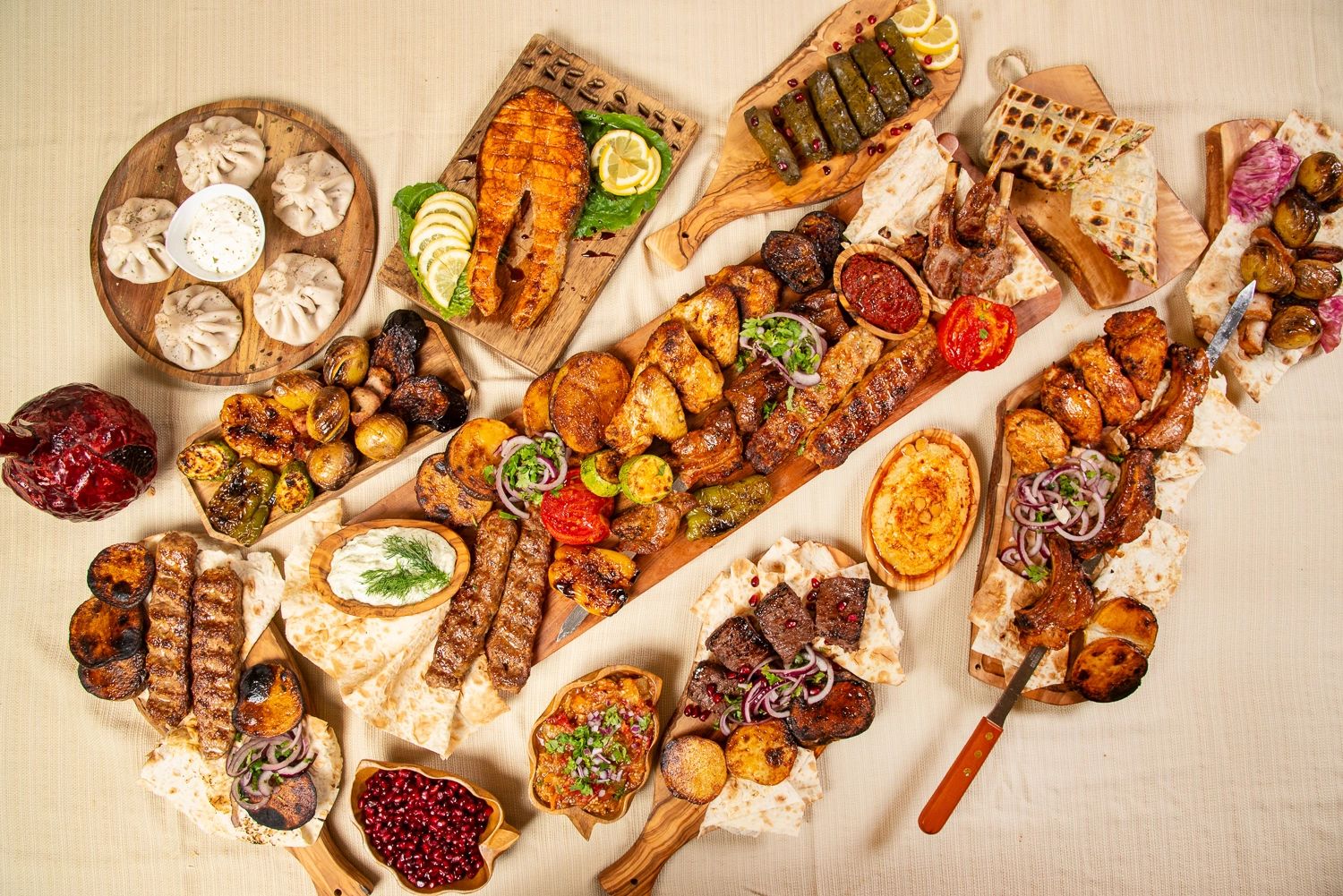 Delicious BBQ Kebab Sizzle - Enjoy Freshly Grilled Kebabs