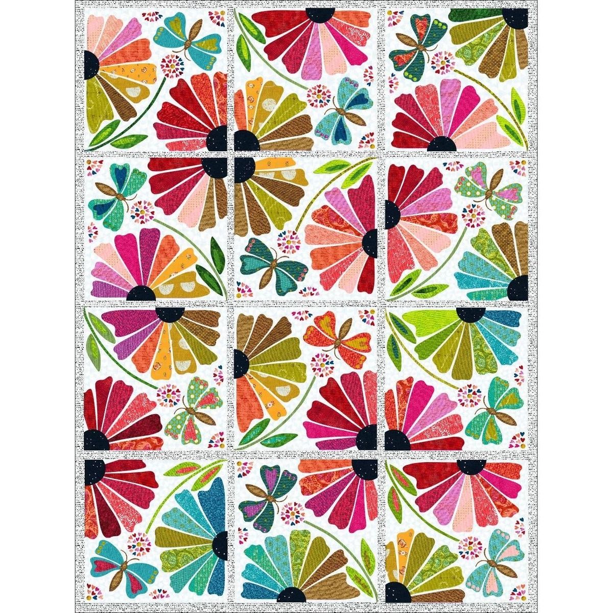 Laura Heine Fabric Collage Patterns
