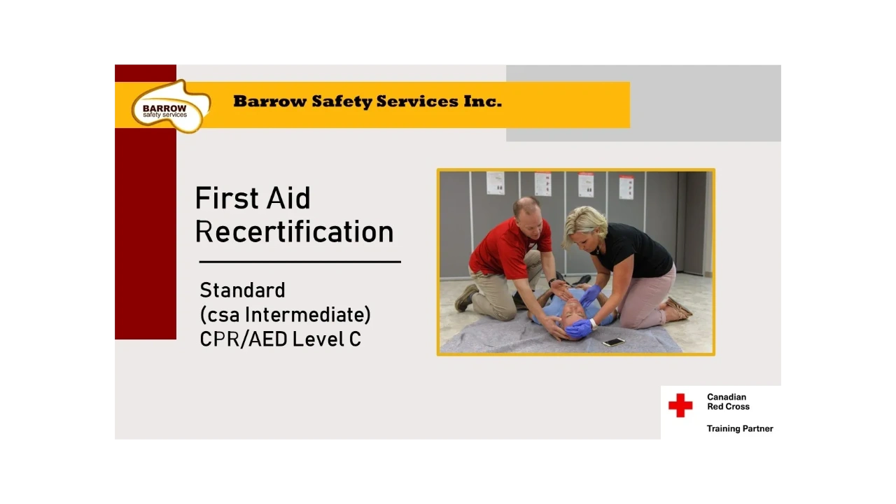 January 7 RECERT First Aid - PROOF REQUIRED Standard/Intermediate ...