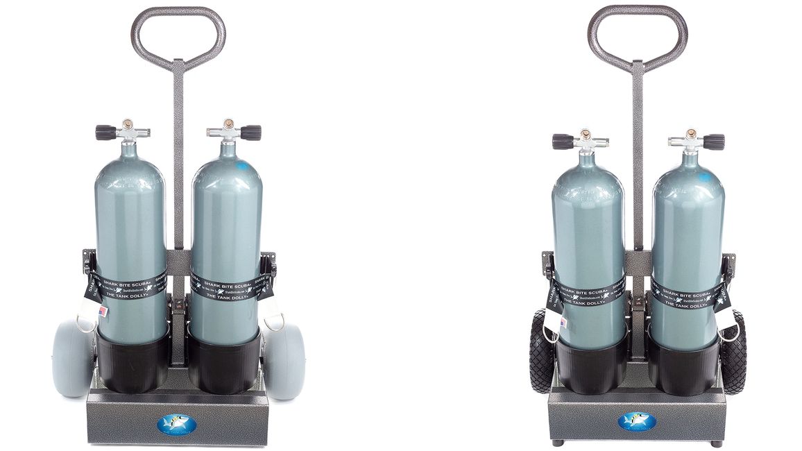 Shark Bite Scuba - Tank Dolly, Tank Carrier, Scuba Diving | Shark Bite ...