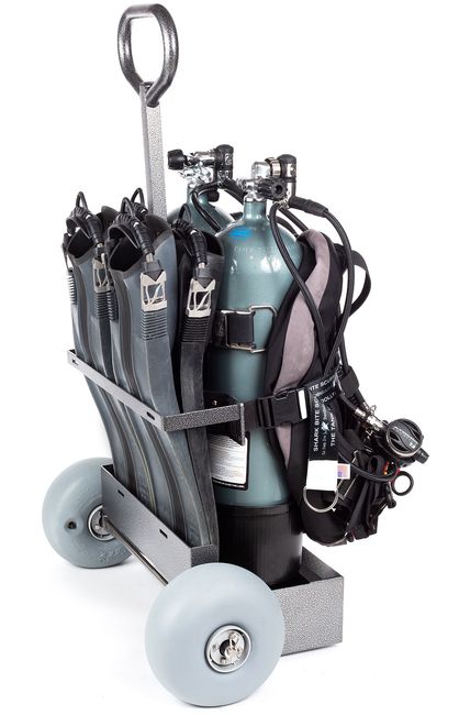 Shark Bite Scuba - Tank Dolly, Tank Carrier, Scuba Diving | Shark Bite ...
