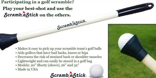 Golf Ball Retriever - SCRAMBLESTICKGOLF | SCRAMBLESTICKGOLF