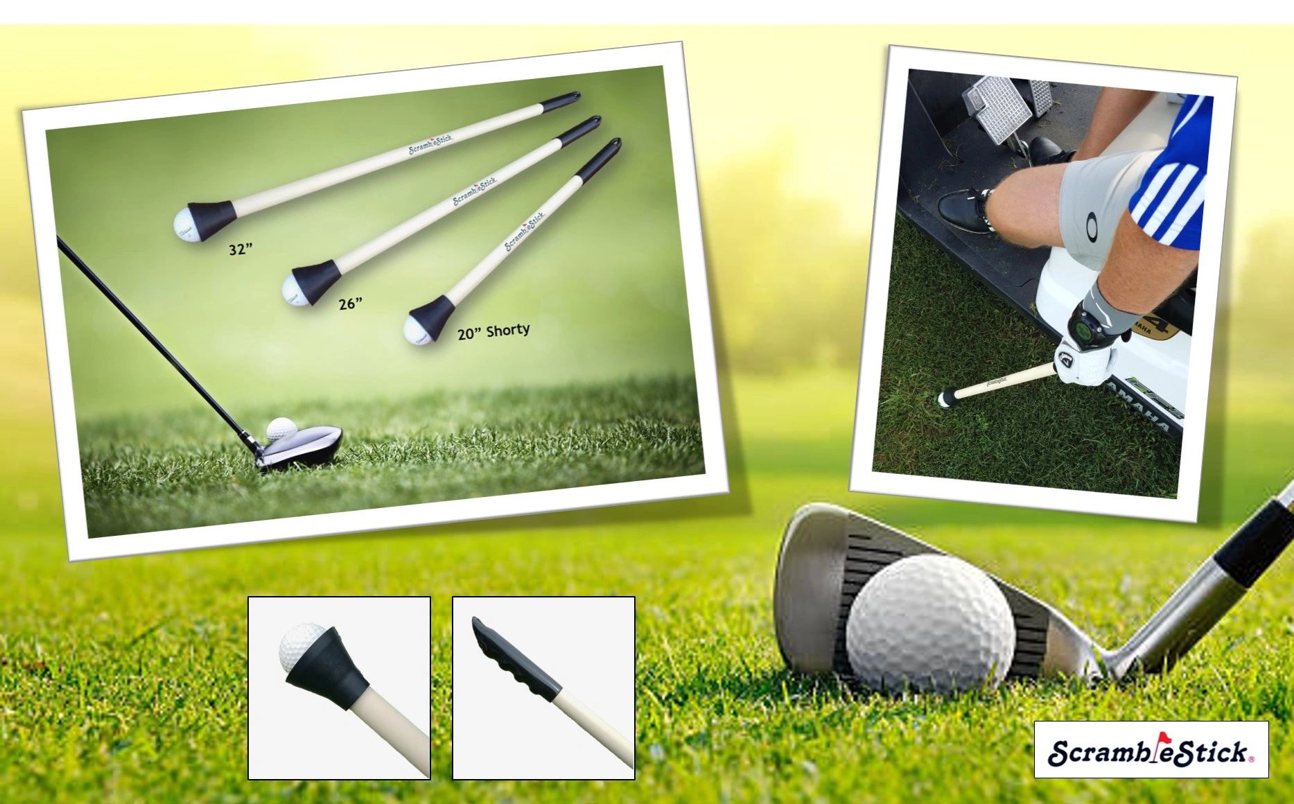 SCRAMBLESTICKGOLF - Golf Ball Retriever