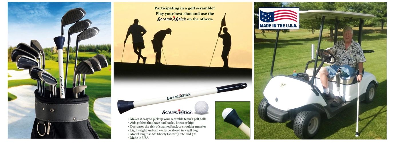 Golf Ball Retriever - SCRAMBLESTICKGOLF | SCRAMBLESTICKGOLF