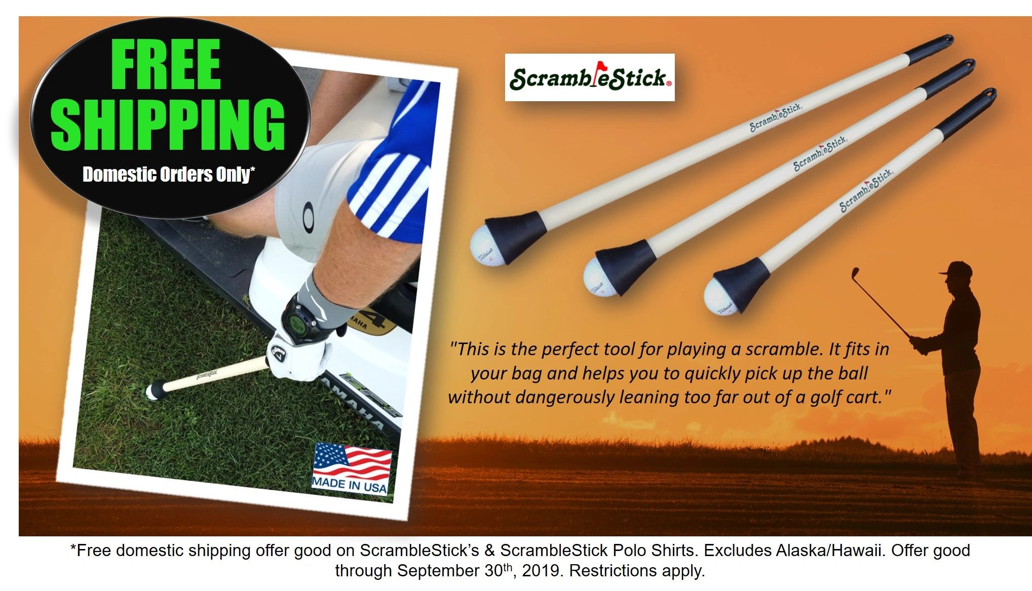 SCRAMBLESTICKGOLF - Golf Ball Retriever | SCRAMBLESTICKGOLF