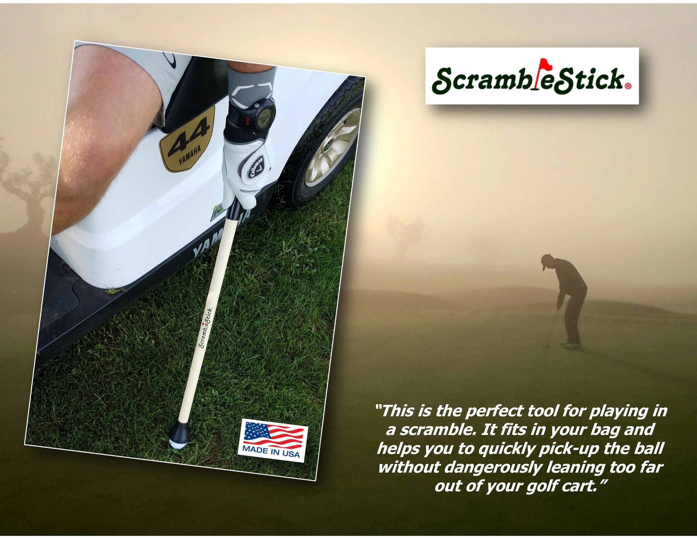 SCRAMBLESTICKGOLF - Golf Ball Retriever