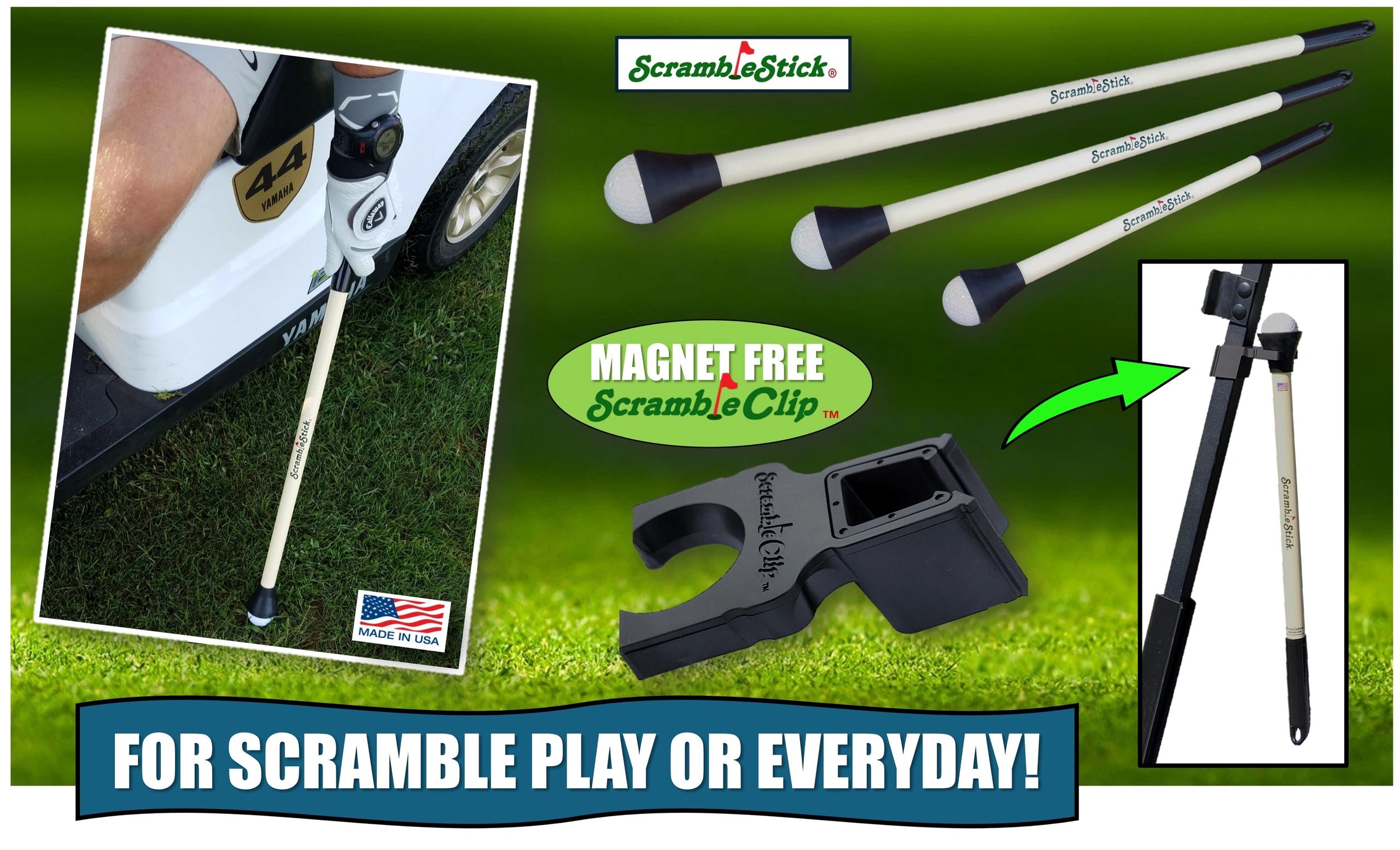 SCRAMBLESTICKGOLF - Golf Ball Retriever