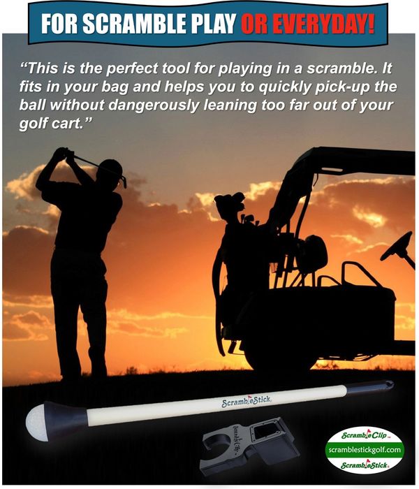 SCRAMBLESTICKGOLF - Golf Ball Retriever