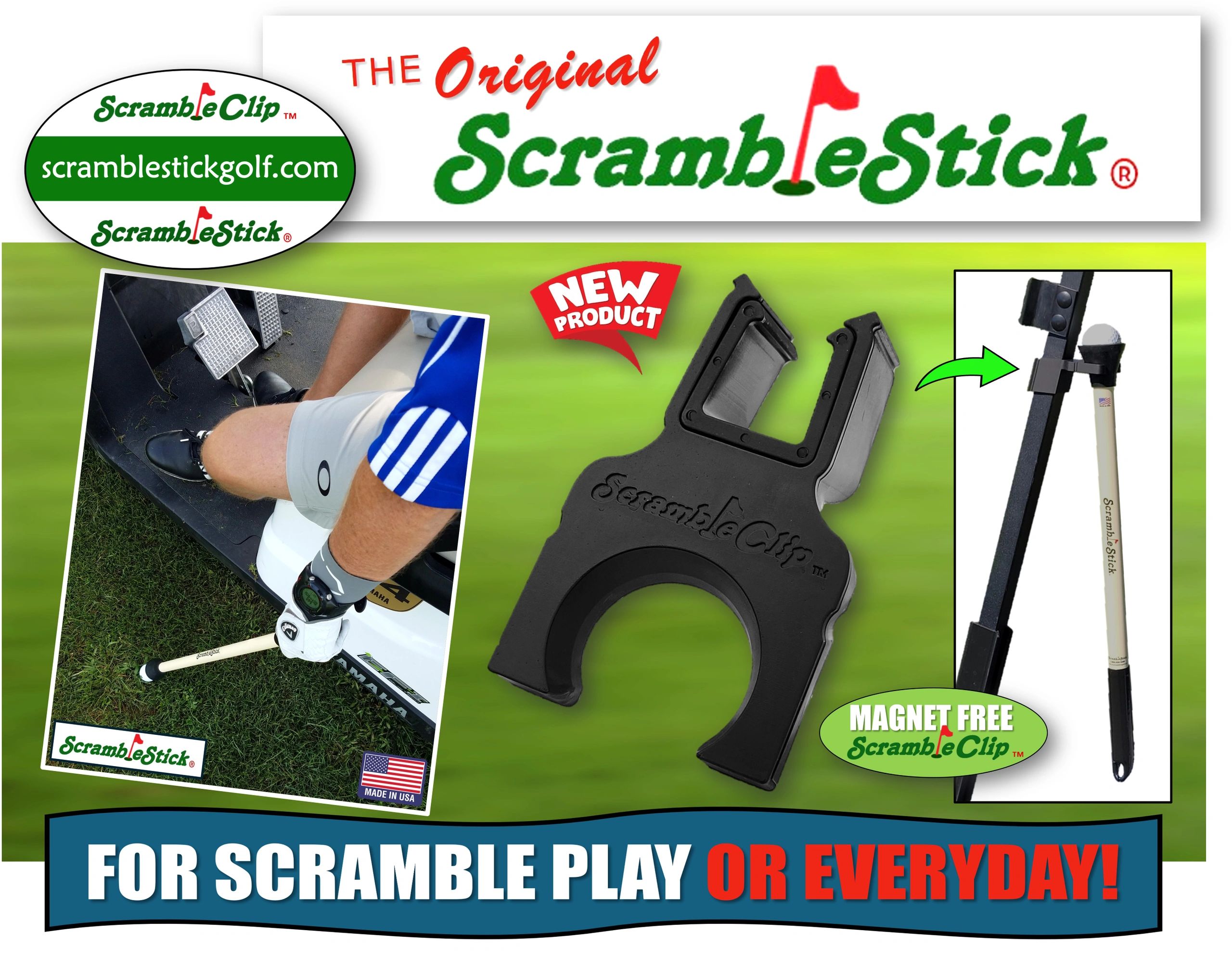 SCRAMBLESTICKGOLF - Golf Ball Retriever