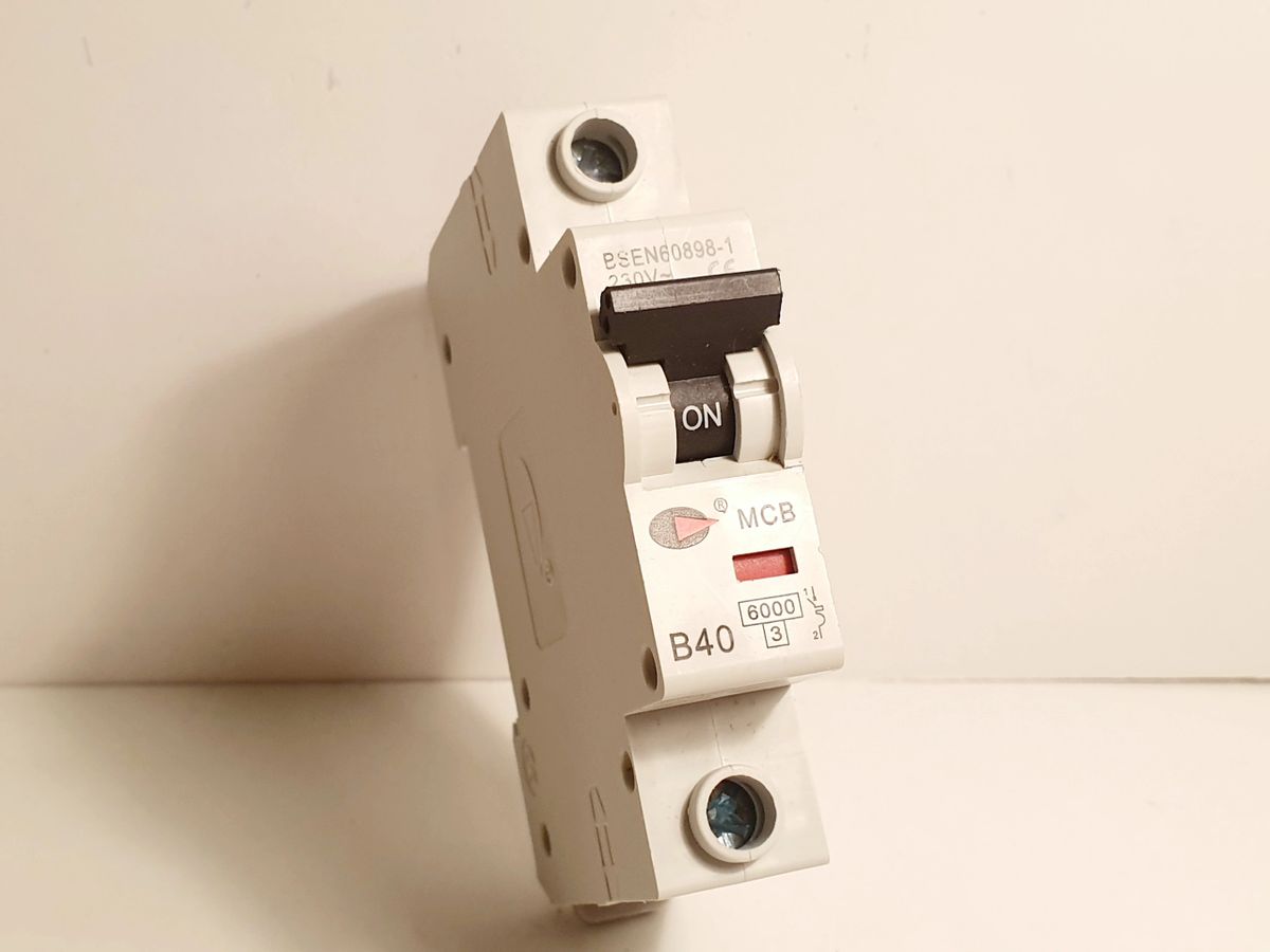 LEWDEN, CONTROL GEAR, 40A sp type B mcb, G06-1B40, 6KA