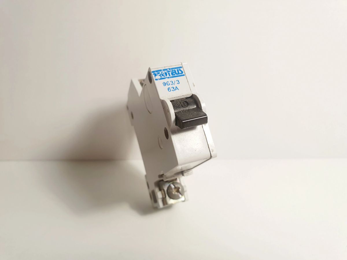 PROTEUS 963/3 63A, SP type 3, MCB ,circuit breaker, motor rated, same ...