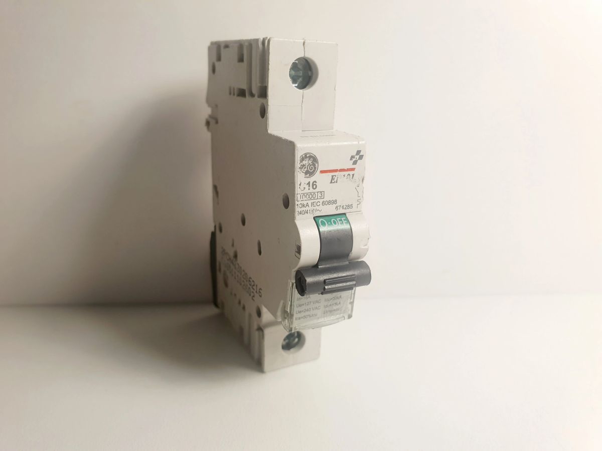 GE General Electric, 16A Type C mcb, circuit breaker, EP101 10KA 674285 ...
