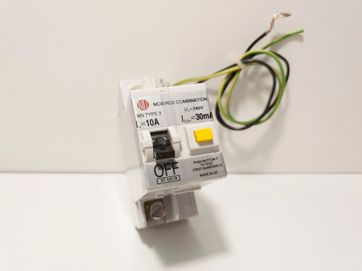 BILL MEM 3T101R, Memshield 1, 10a 30mA type 3 RCBO, mcb-rcd circuit ...