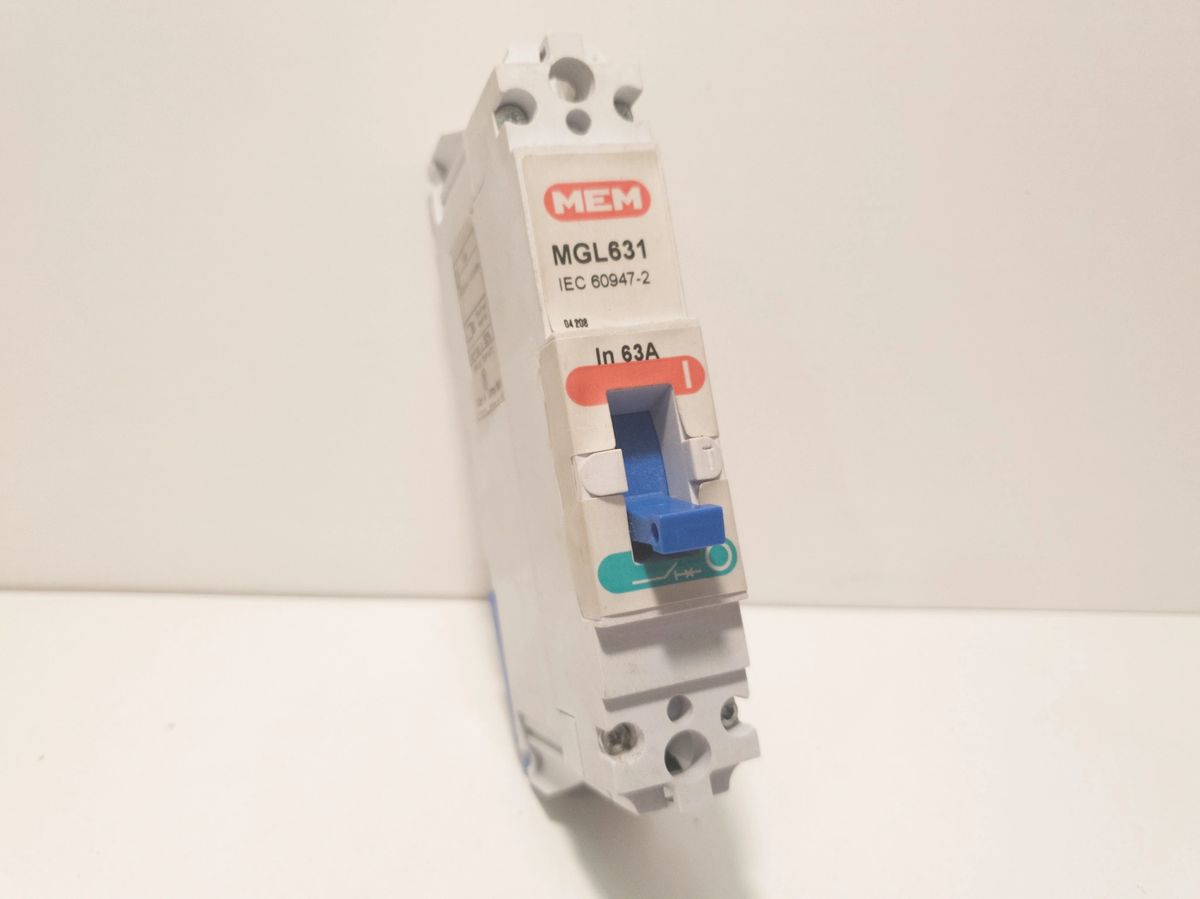 MEM MGL631, 63A SP G frame MCCB, same as BILL TLG631