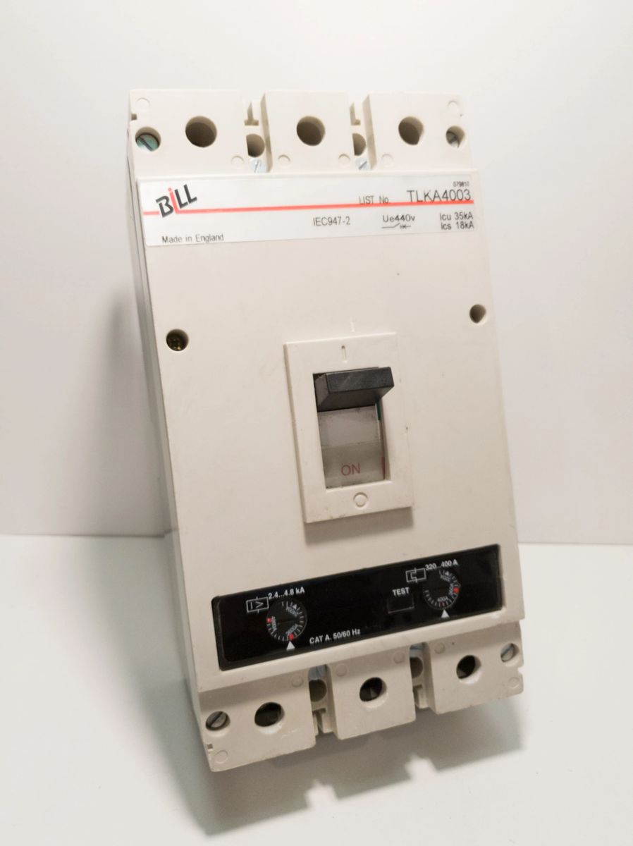 BILL TALISMAN TLKA4003 400a to 320A adjustable 3 pole MCCB, same as MEM ...