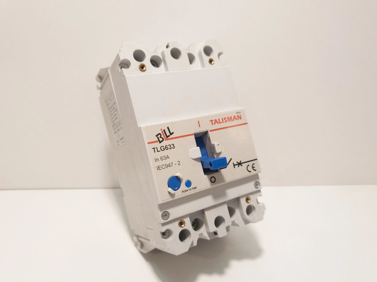 BILL TALISMAN TLG633, 63A 3 pole MCCB, same as MEM MGL633, G frame