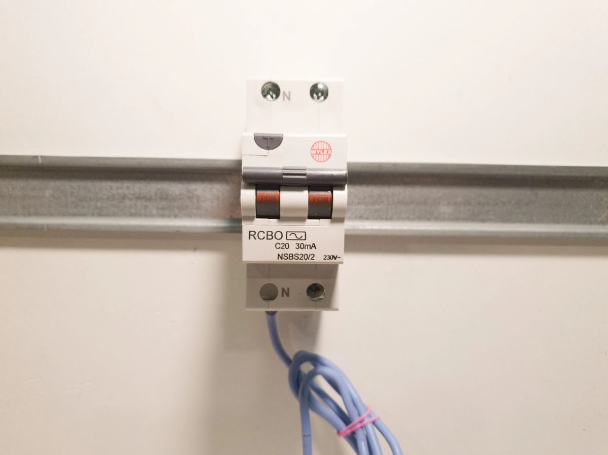 WYLEX NSBS 20A 30mA 2 pole type C, RCBO, NSBS20/2 NEW