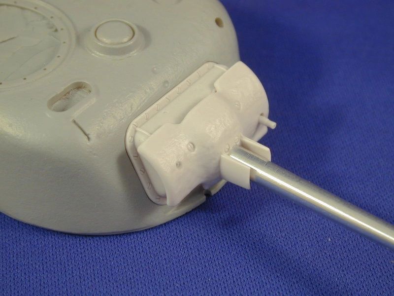 1123 -- M34A1 Mantle with Side Bolts and Turned Barrel (for DML)