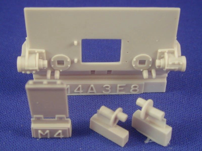 1205 -- M4A3E8 Rear Armor with Adjustable Idlers (for DML)