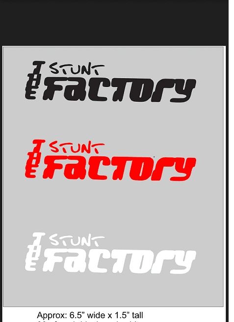 Stunt Factory Decal