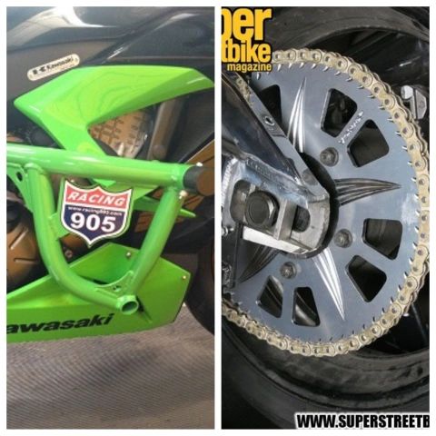 Stunt Package: Crash Cage AND Stunt Sprocket Kit