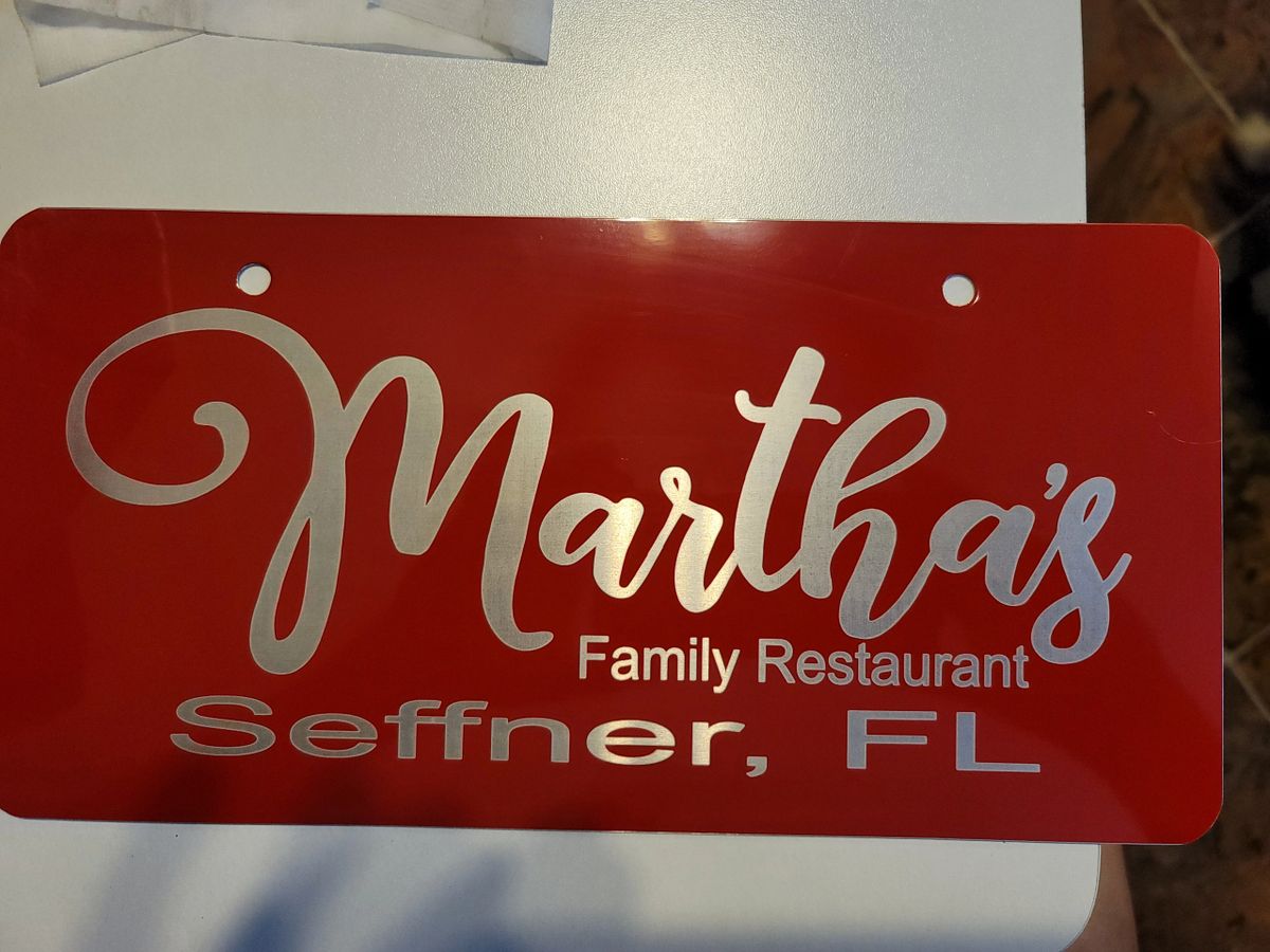 Personalized Baked Enamel License Plates