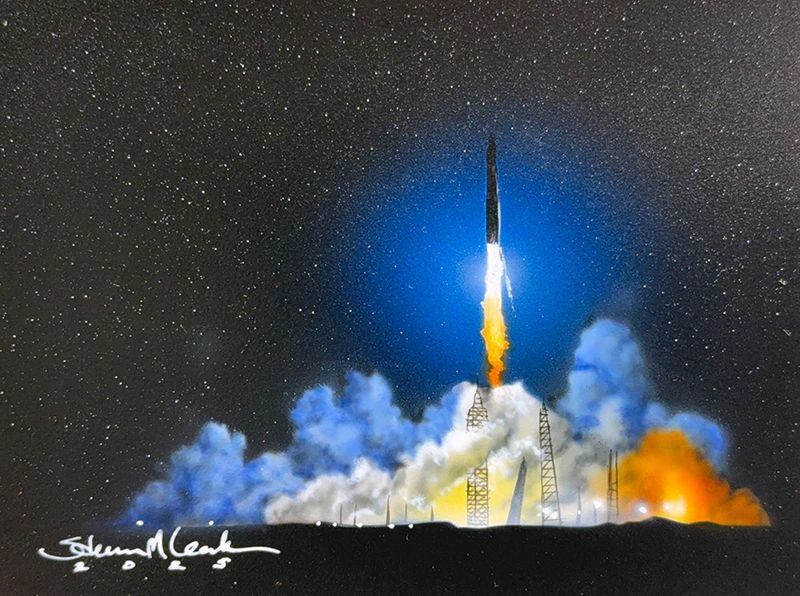 'Blue Origin' Original 543 Series Painting