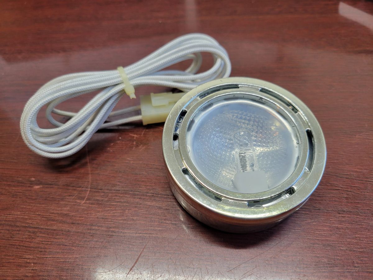 PUCK LIGHT HALOGEN 12V CHROME