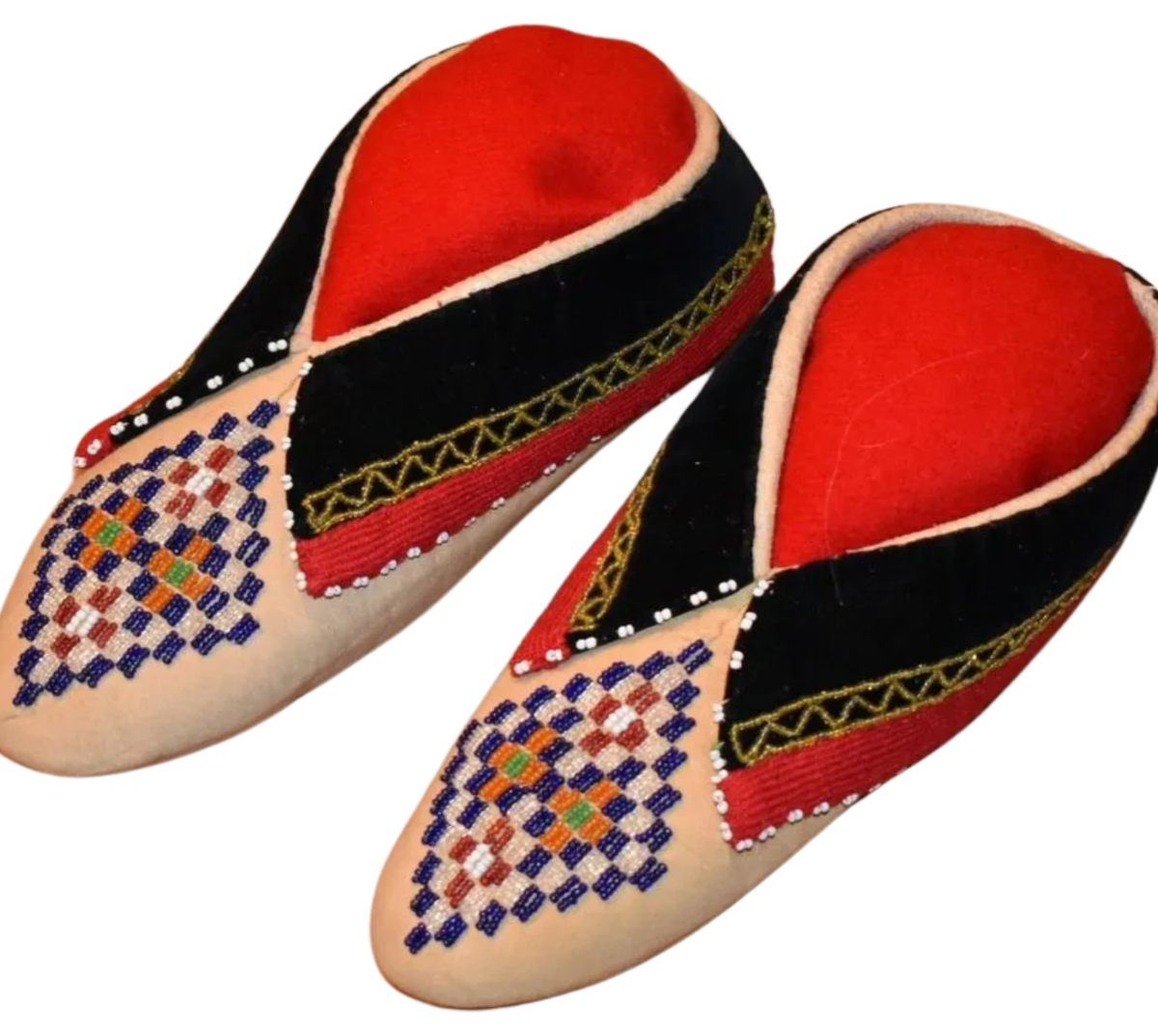 Menominee Beaded Mocassins
