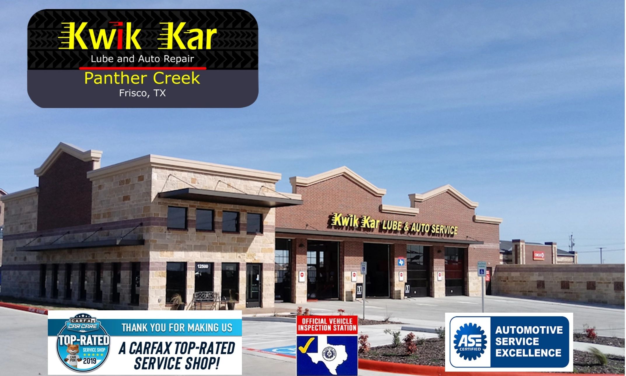 Kwik Kar at Panther Creek in Frisco, Texas