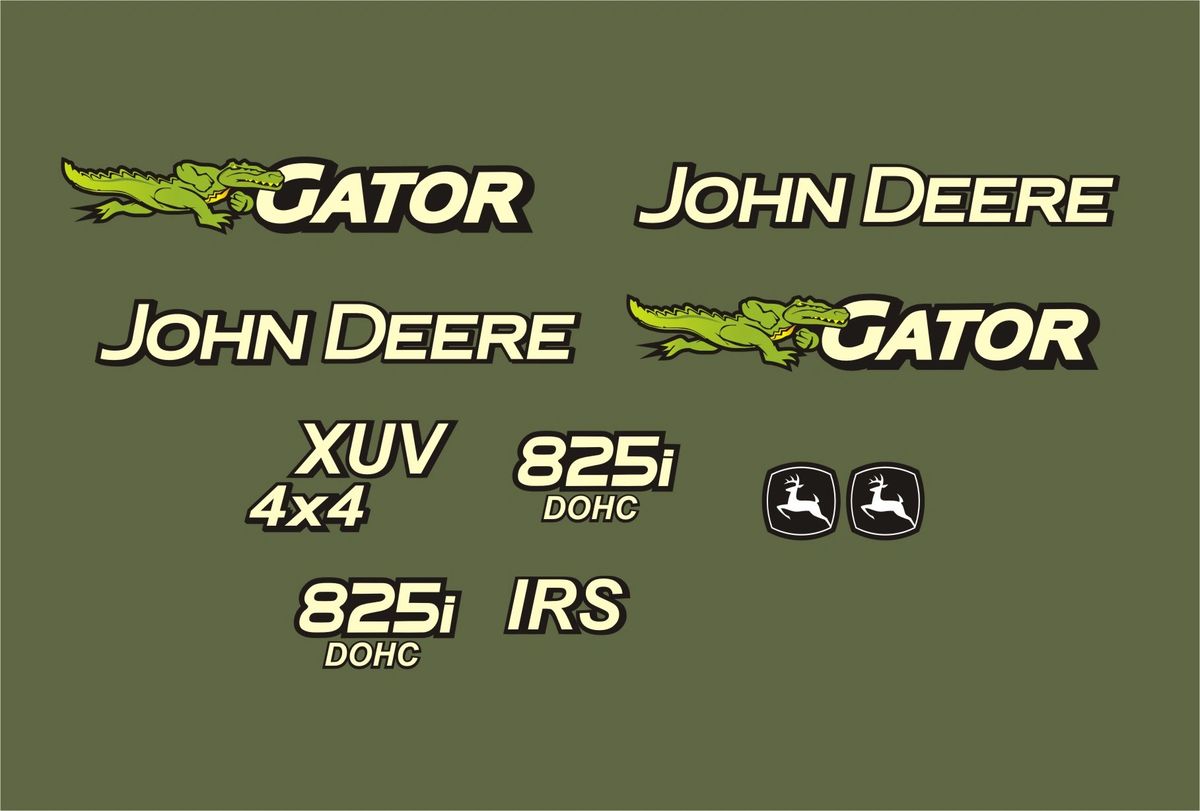John Deere Gator XUV825i Replacement decals