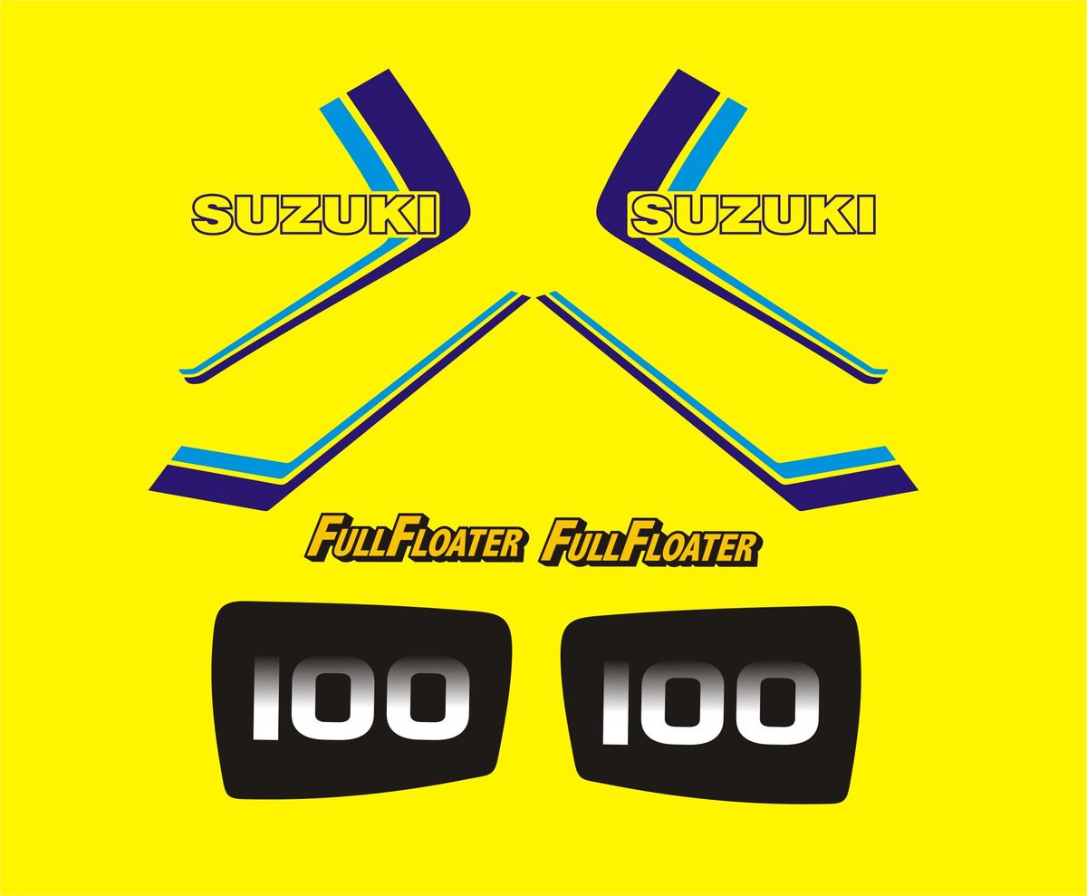 Suzuki TS100 ERZ Decal Kit