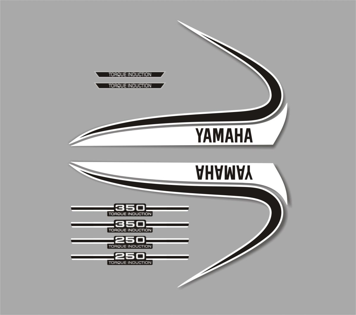 Yamaha RD 250/350 cc 1973 Replacement replica decals.