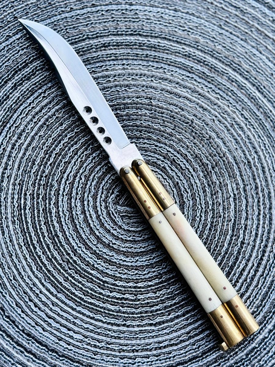 24 cm Slim Karabaw Bone Plain w/ Rambo Blade