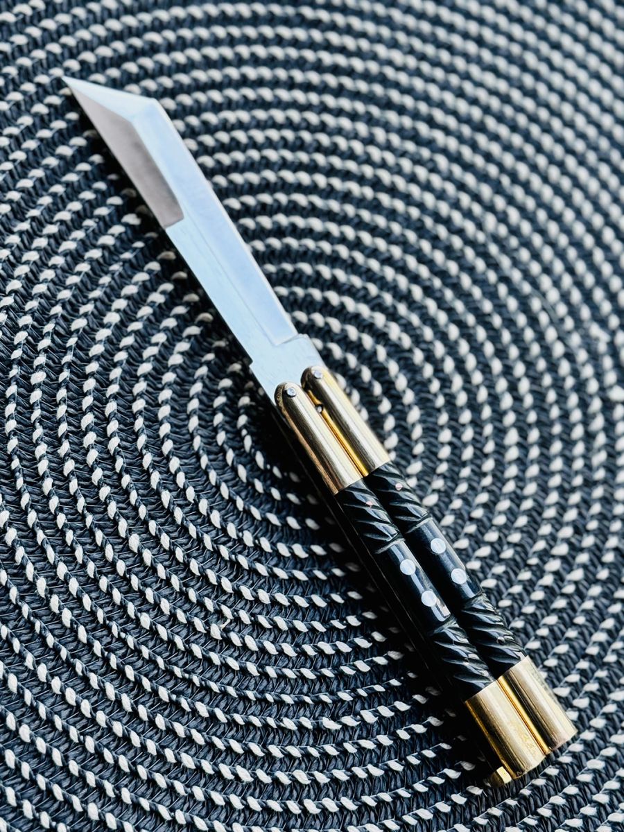 24 cm Espesyal Karabaw Horn de Baon Alloy w/ Tanto Blade