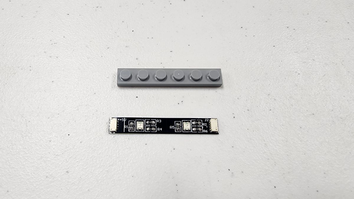 4P RGB 1x6 LED Strip Lights