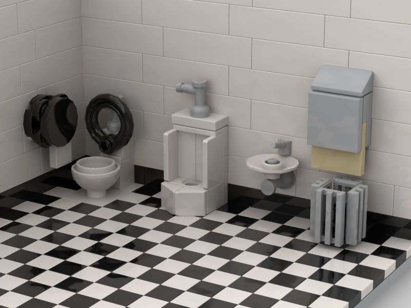 Lego Bathroom Ideas Instructions