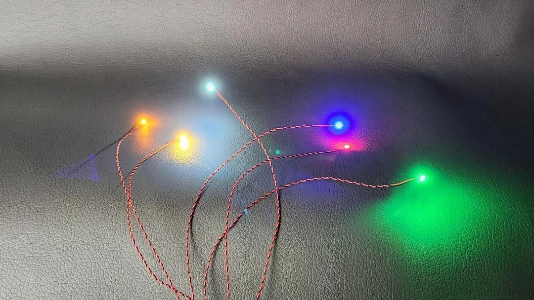 Flashing Led Lights, pick your color and length