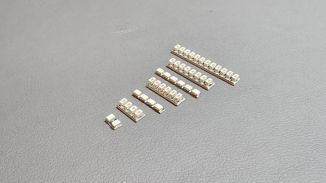 Expansion boards for .8 mm LED Lighting plugs