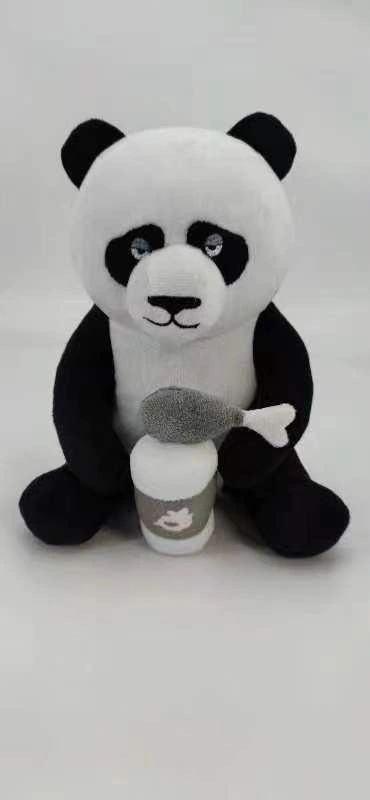 Platinum Pandas Eating Chicken