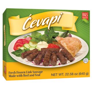 B&S Frozen Cevapi Box 32 x 1.6lb