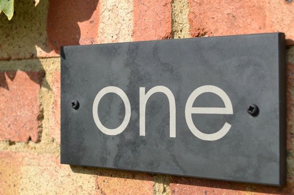 Laser Engraved Slate Signs