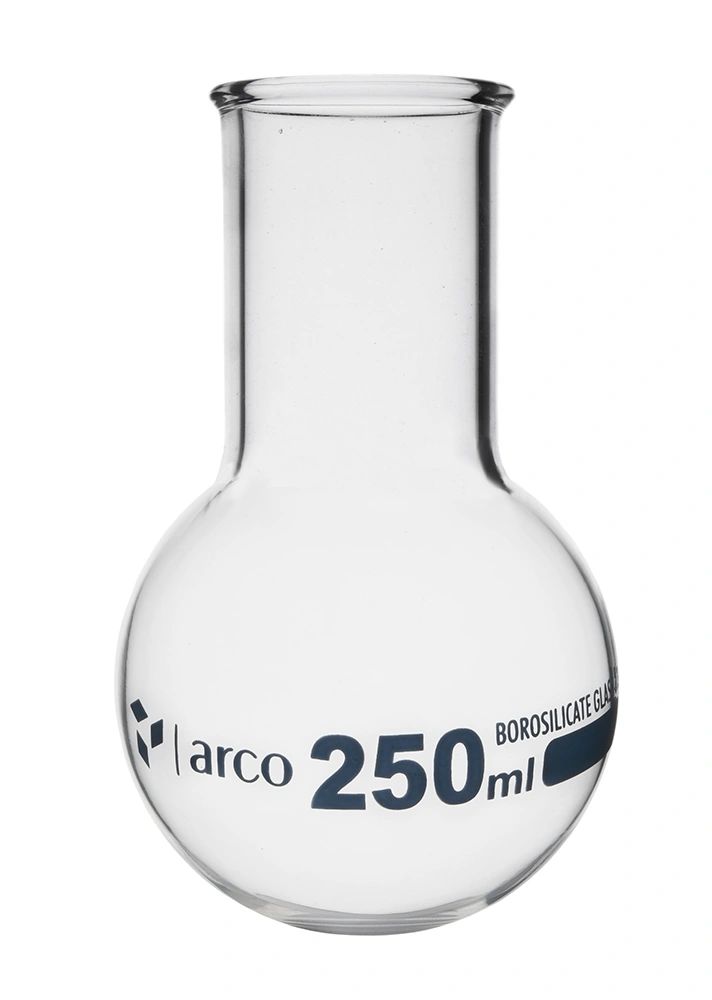 Round bottom flask, wide neck 100ml (pk10)
