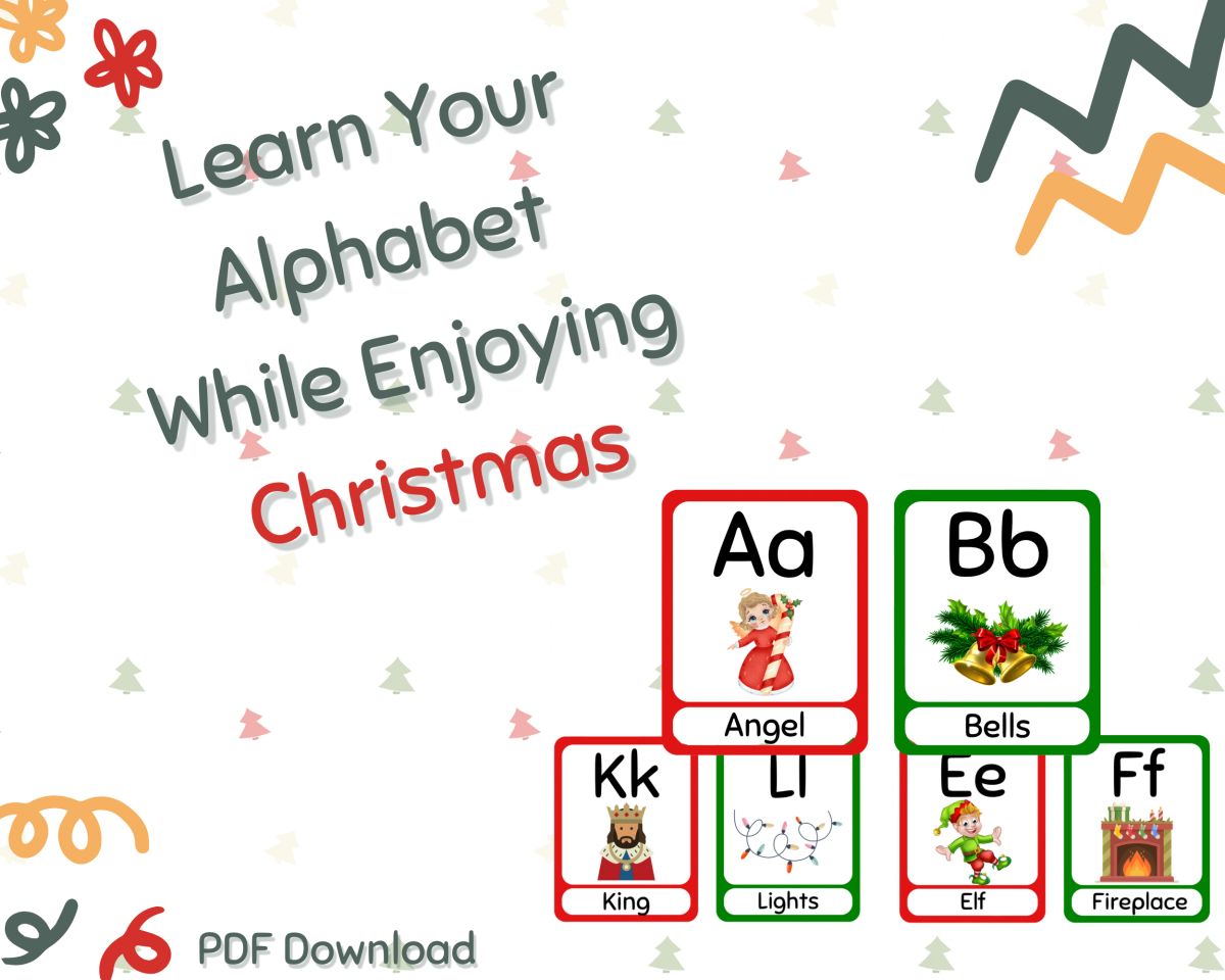Christmas Flashcards, ABC Flashcards, Christmas Vocabulary Flashcards ...