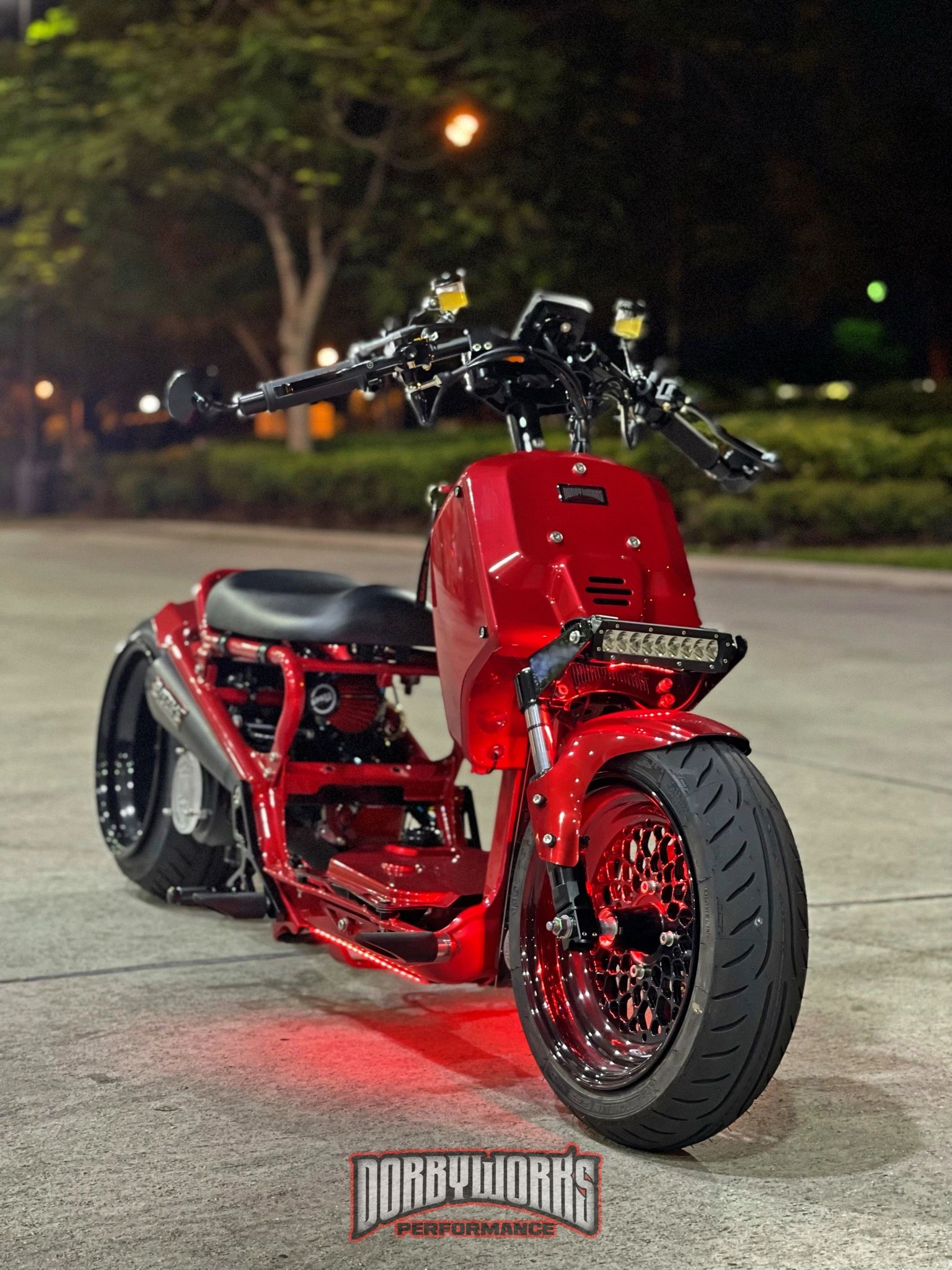 Julia's Candy Red Cherry Honda Ruckus